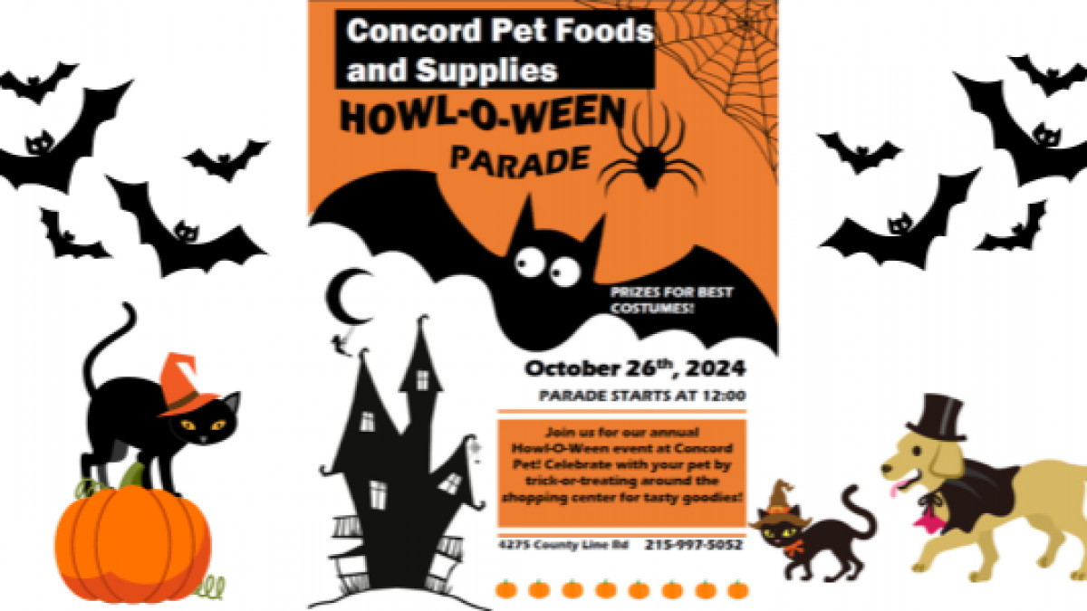 Howl-O-Ween Parade - Chalfont — Concord Pet Foods & Supplies| Delaware ...
